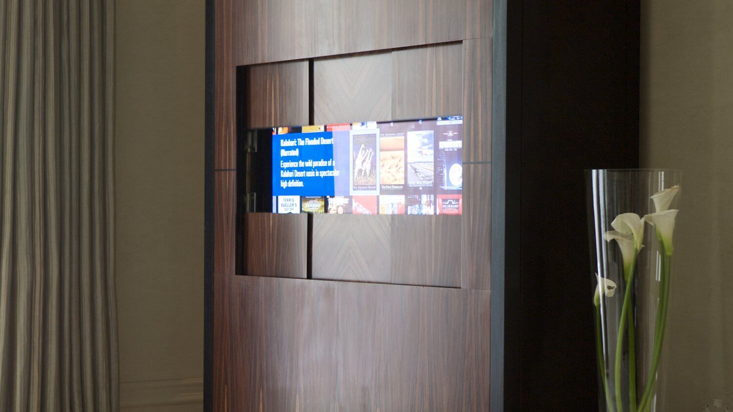 SPS-QA - Sliding Panel System with Motorised Two Way TV Wall Mount ...